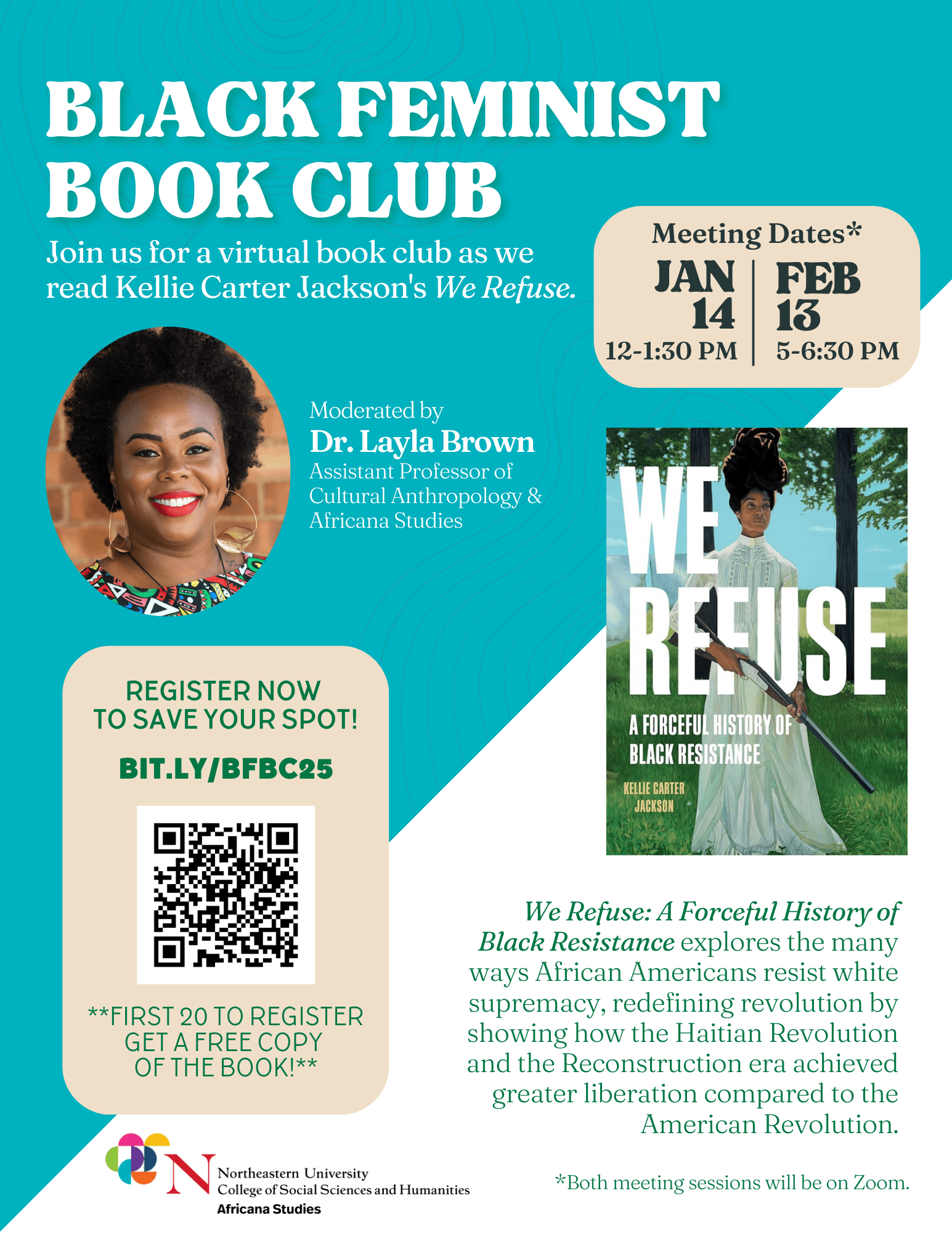 Black Feminist Book Club "We Refuse: A Forceful History of Black ...