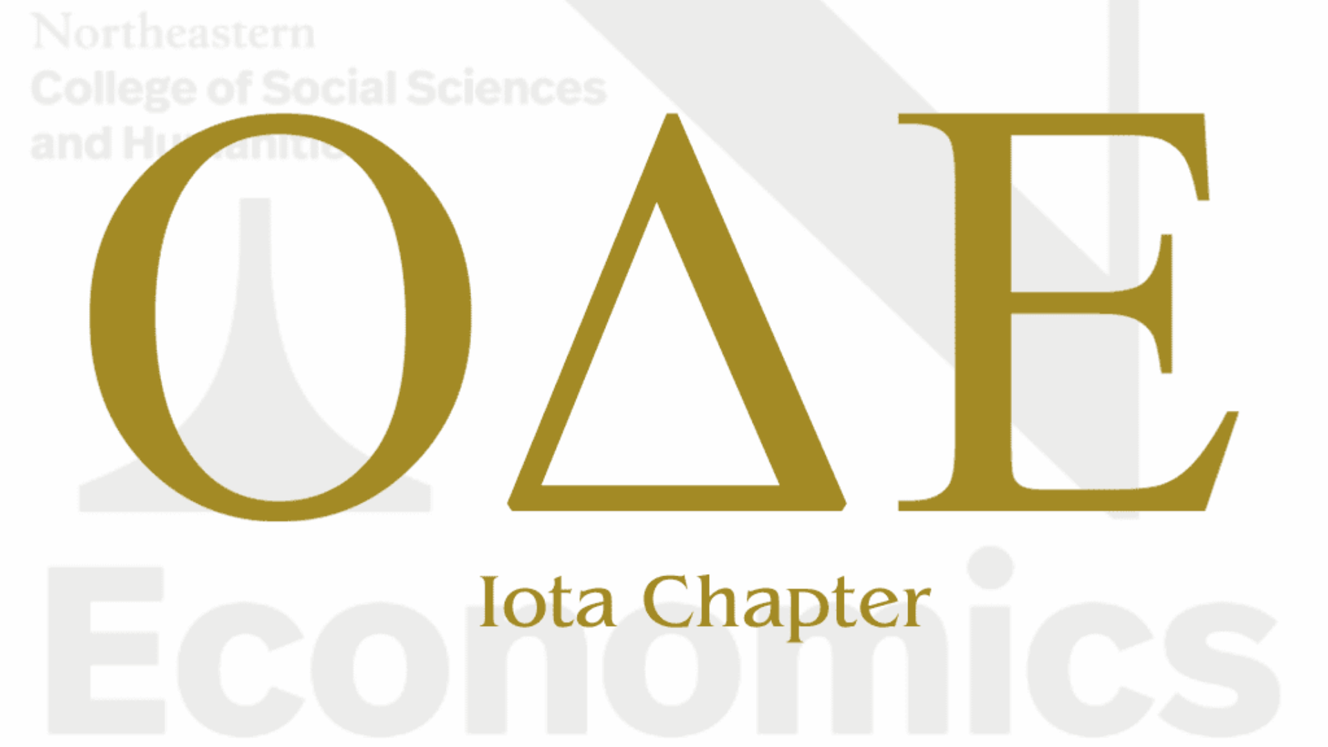Omicron Delta Epsilon - Department of Economics