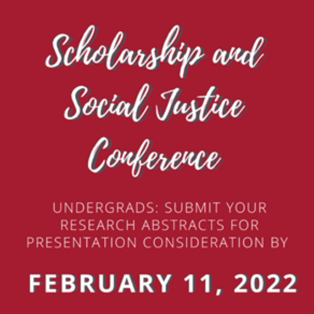 Scholarship and Social Justice Research Conference - Human Services