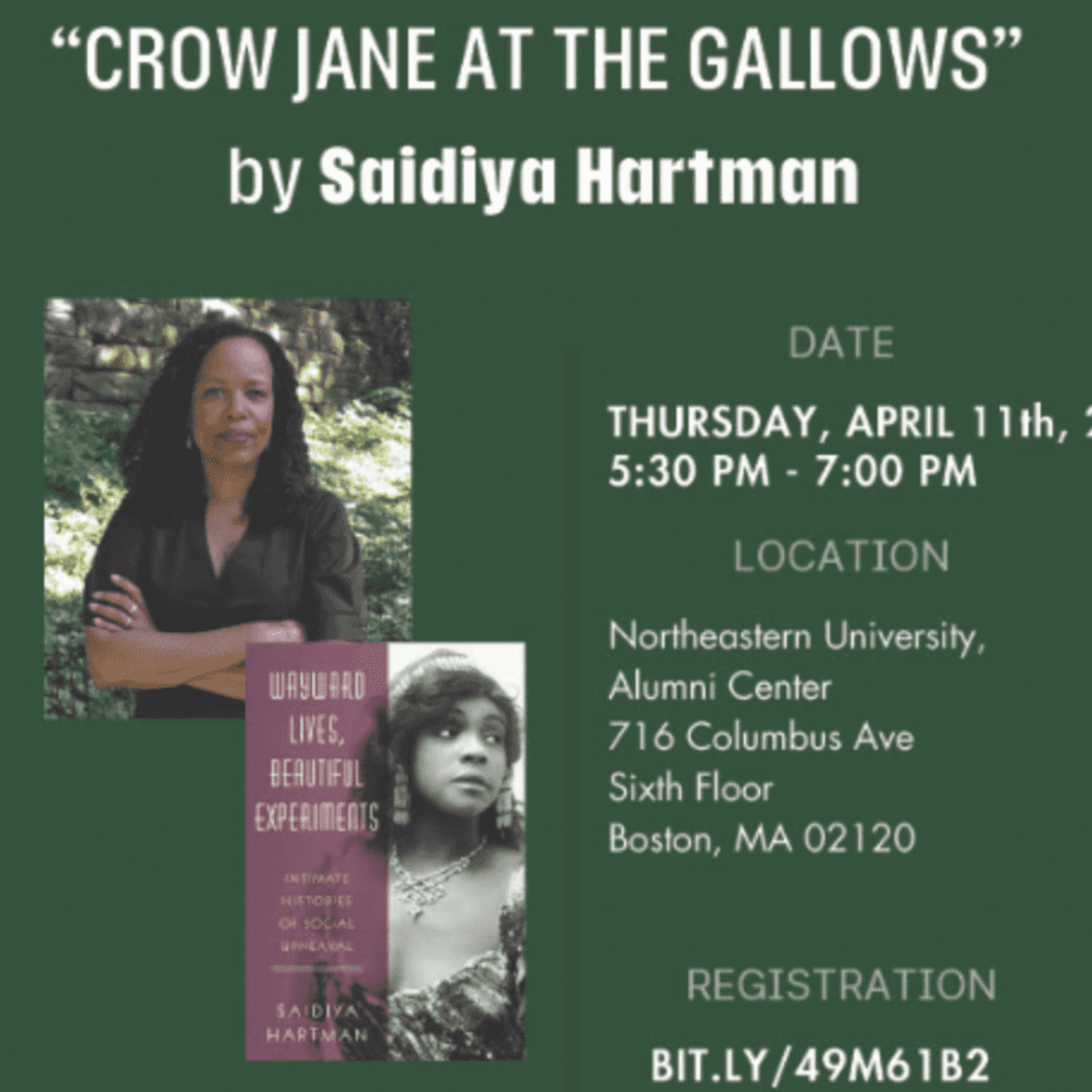[APRIL 11th, 2024]- "Crow Jane At The Gallows" - Women's, Gender, and Sexuality Studies Program