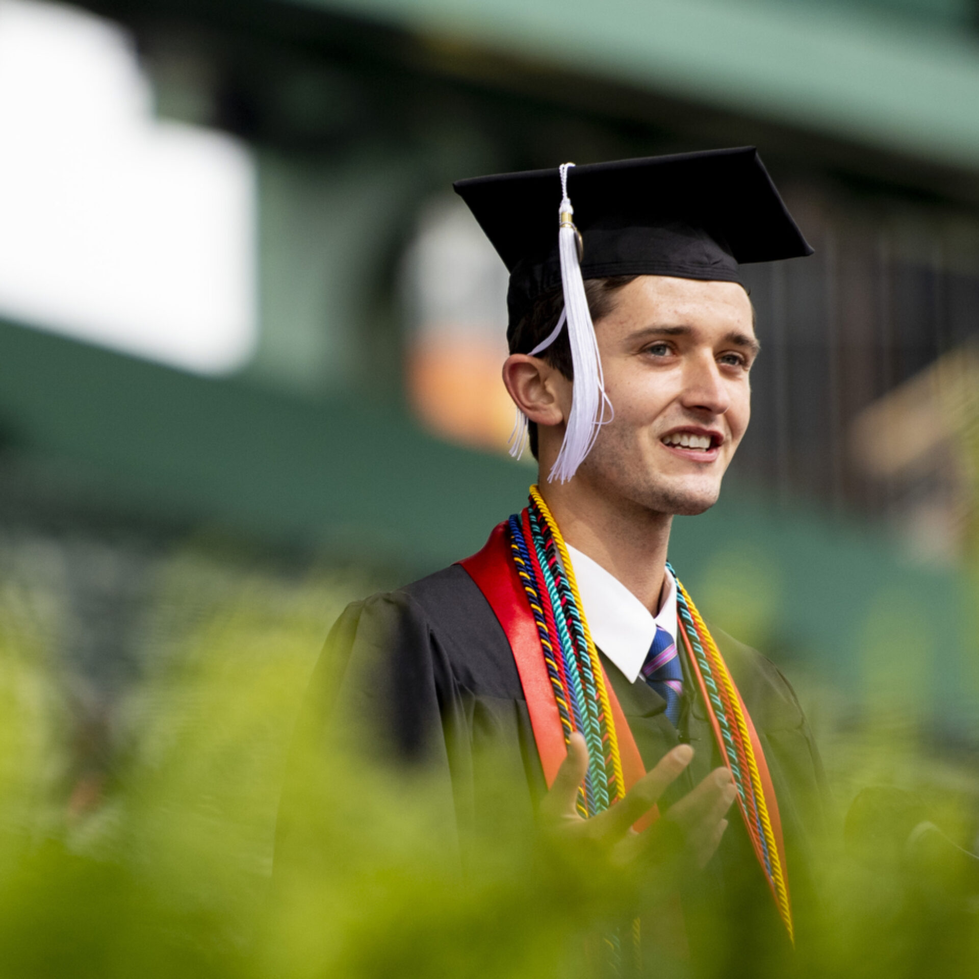 At graduation ceremonies featuring many voices, students of ...